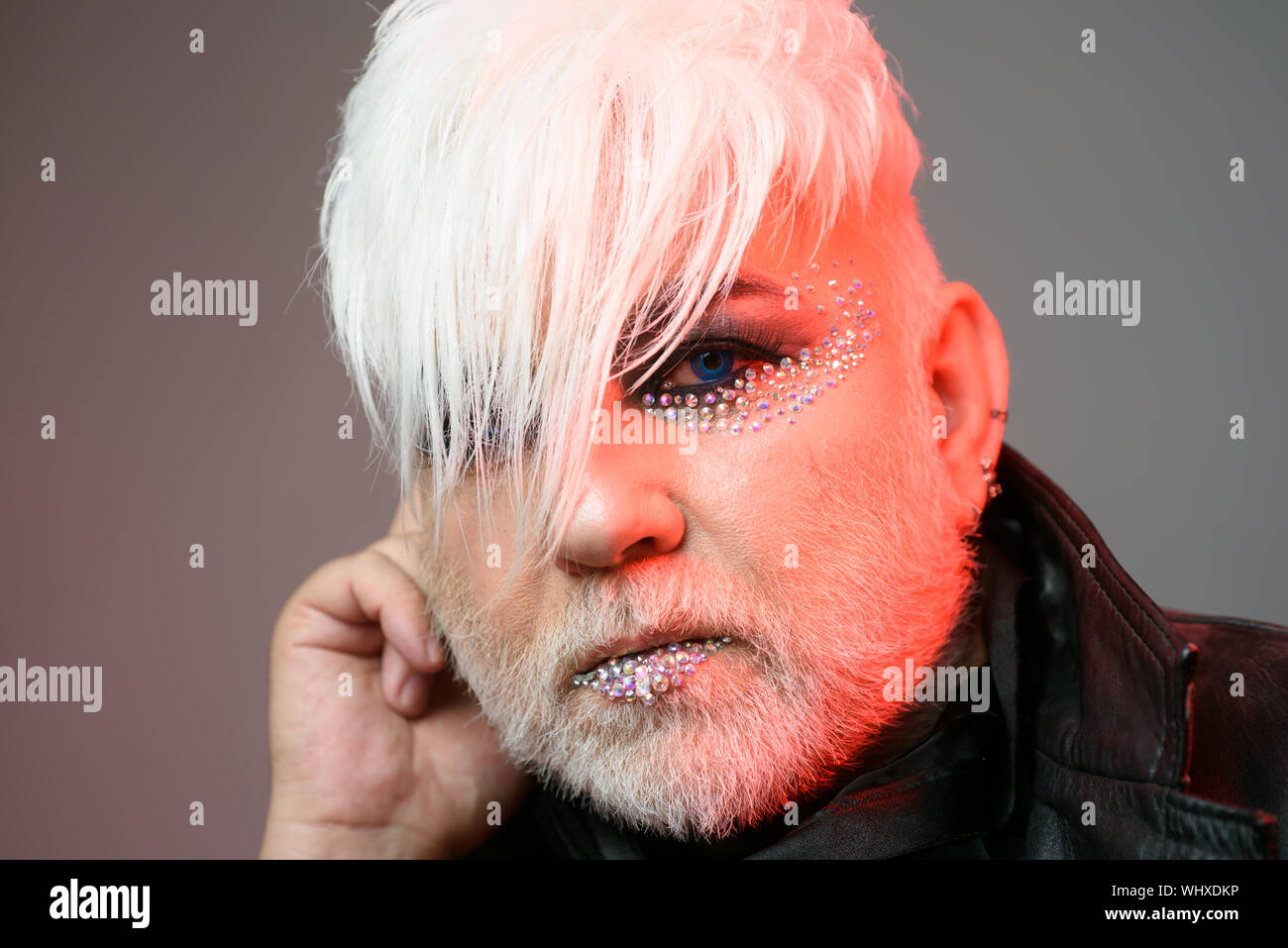 Drag queen beard hi-res stock photography and images - Alamy