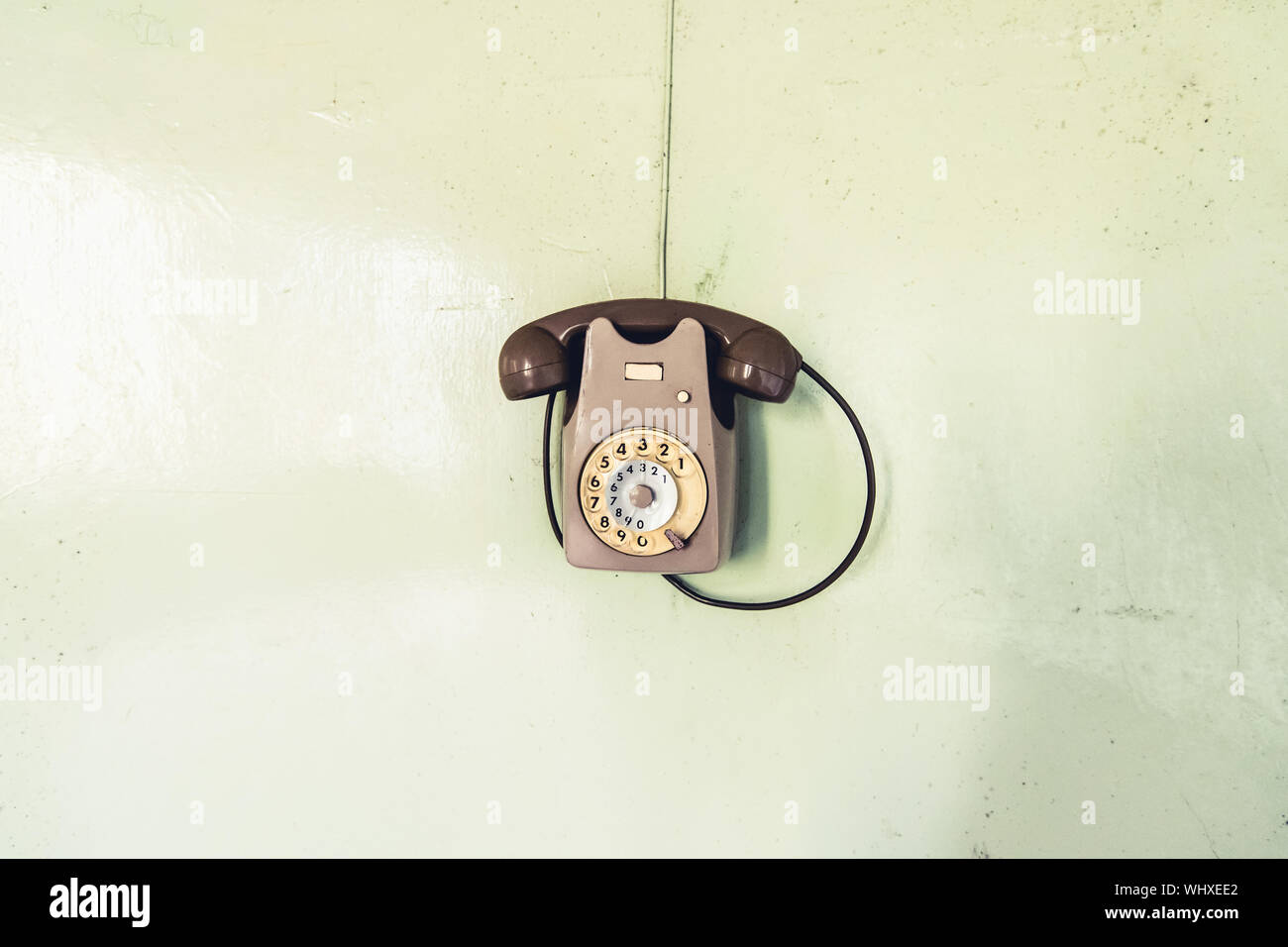 Rotary wall phone hi-res stock photography and images - Alamy