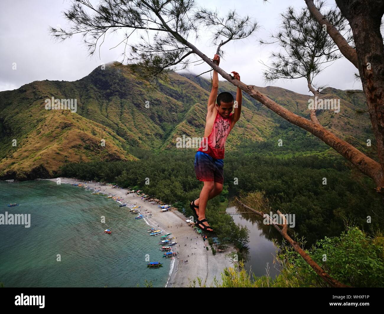 Hanging over person danger hi-res stock photography and images - Alamy