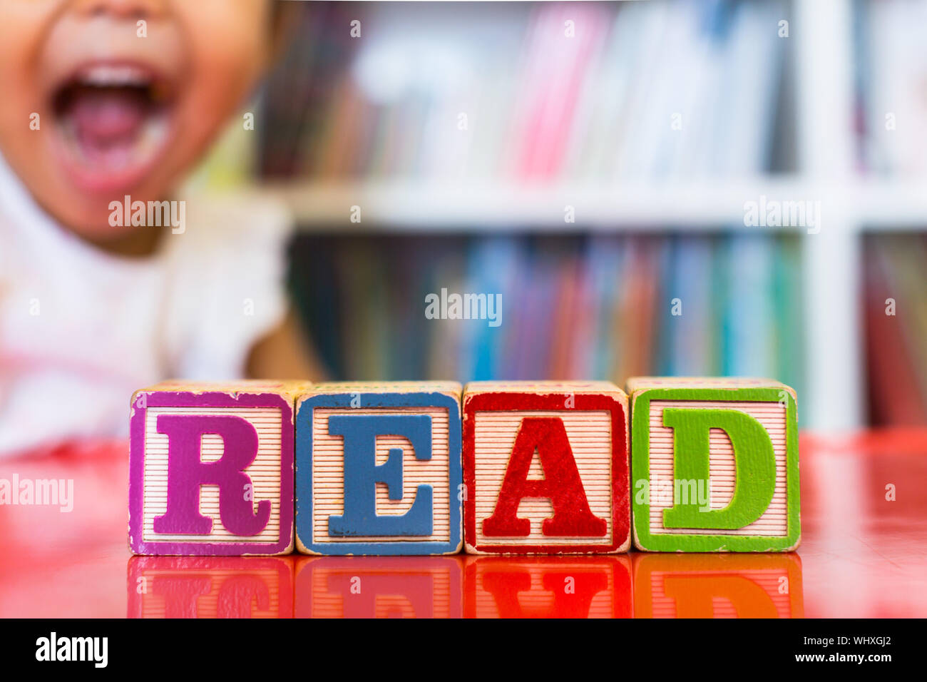 Happy kids alphabet classroom hi-res stock photography and images - Alamy