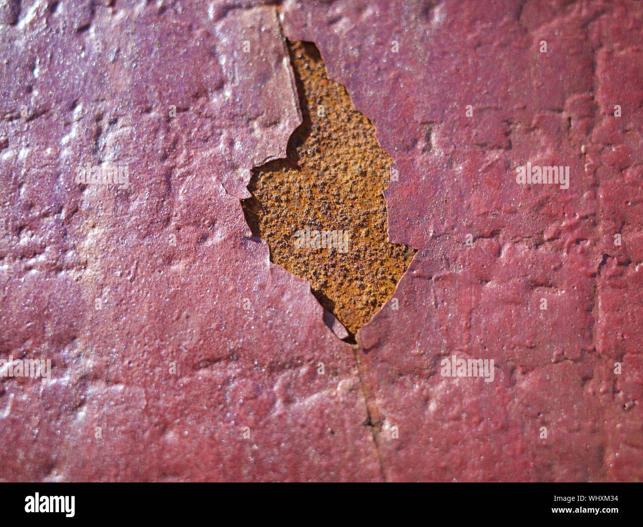 A red rustic steel Stock Photo - Alamy