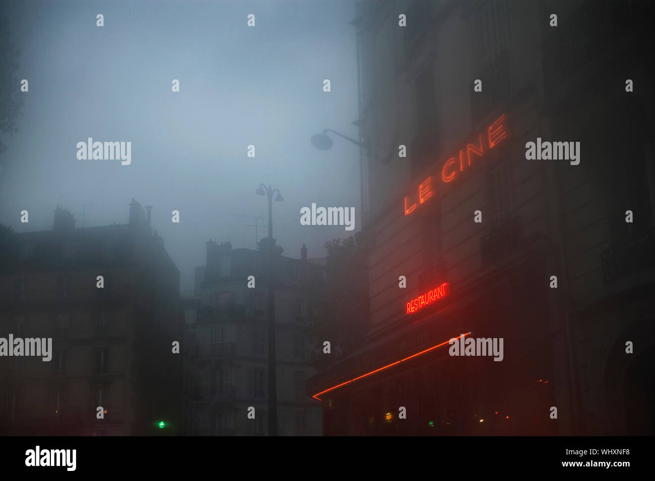 Mist street low angle hi-res stock photography and images - Alamy