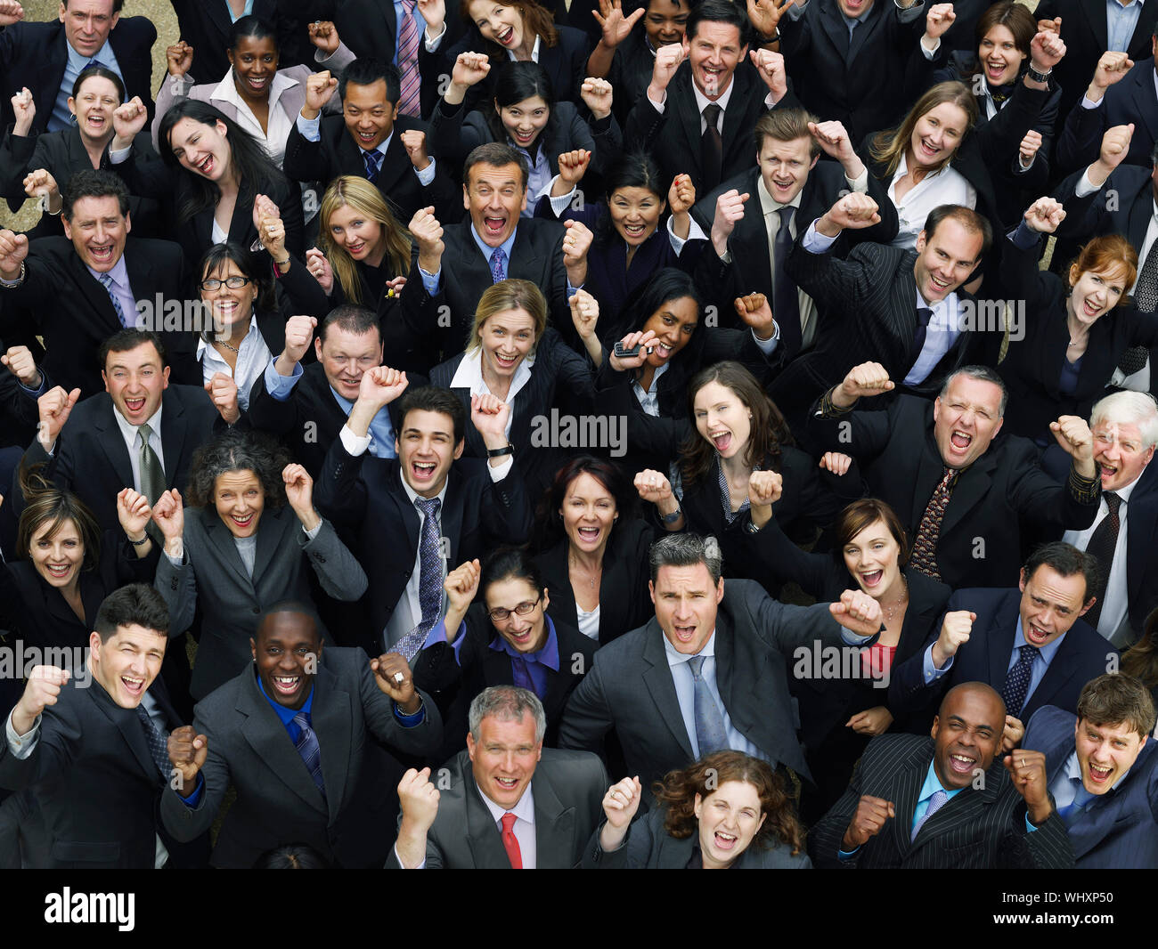 Large Group Of Business People