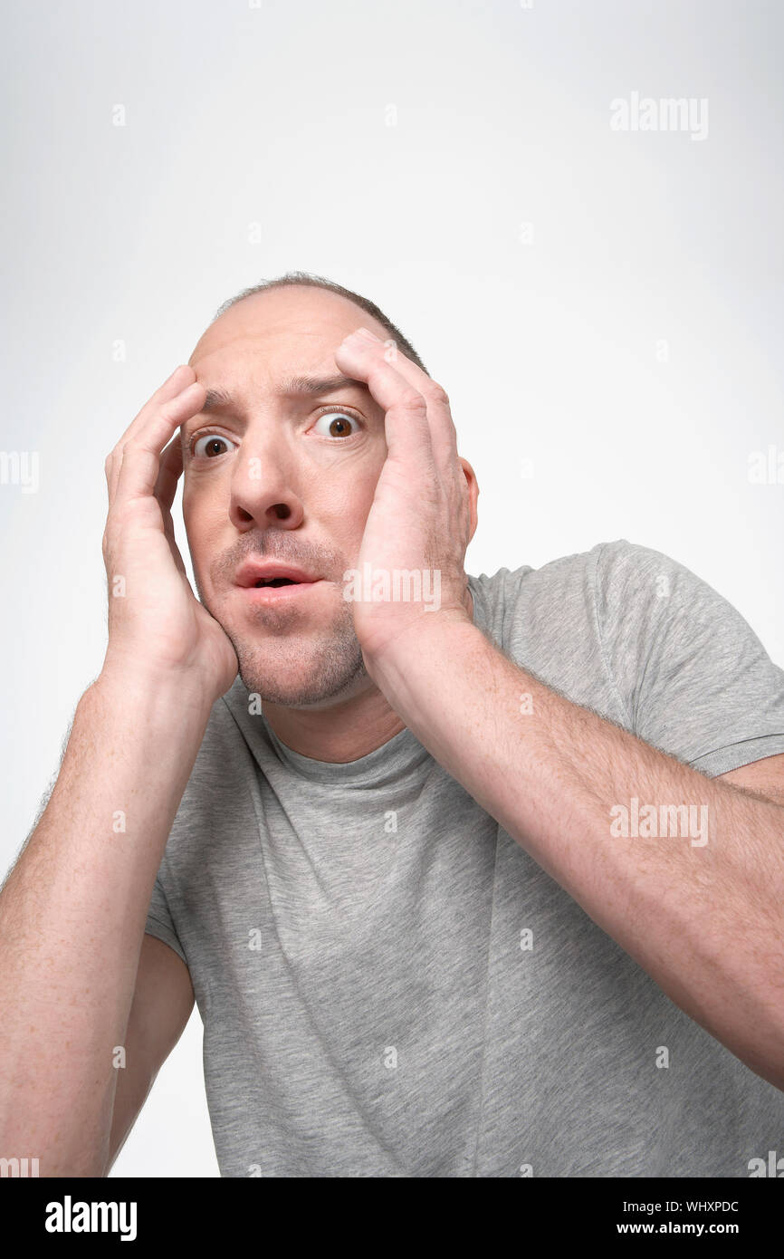 Man baldness fear hi-res stock photography and images - Alamy