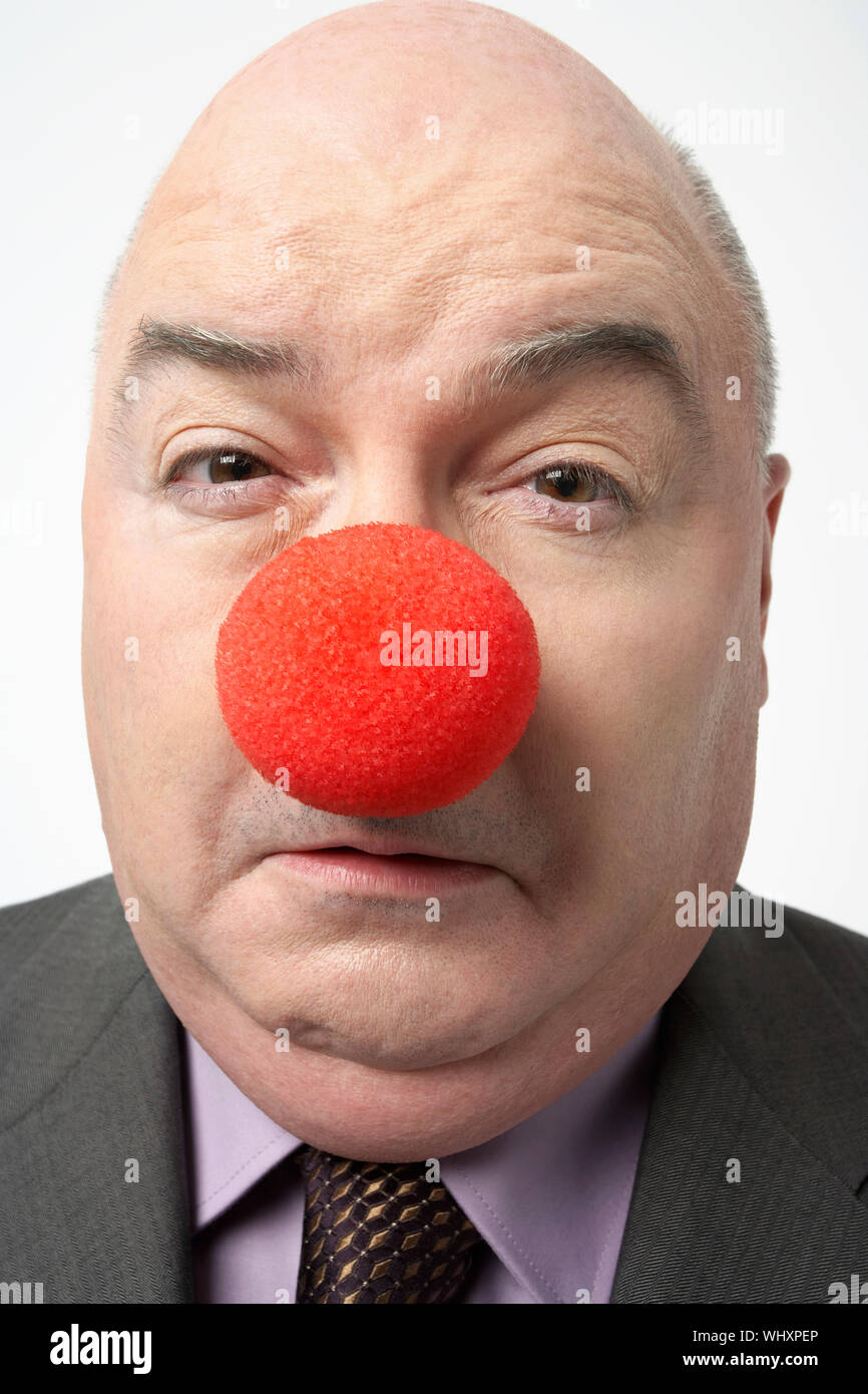 Red clown fake noses hi-res stock photography and images - Alamy