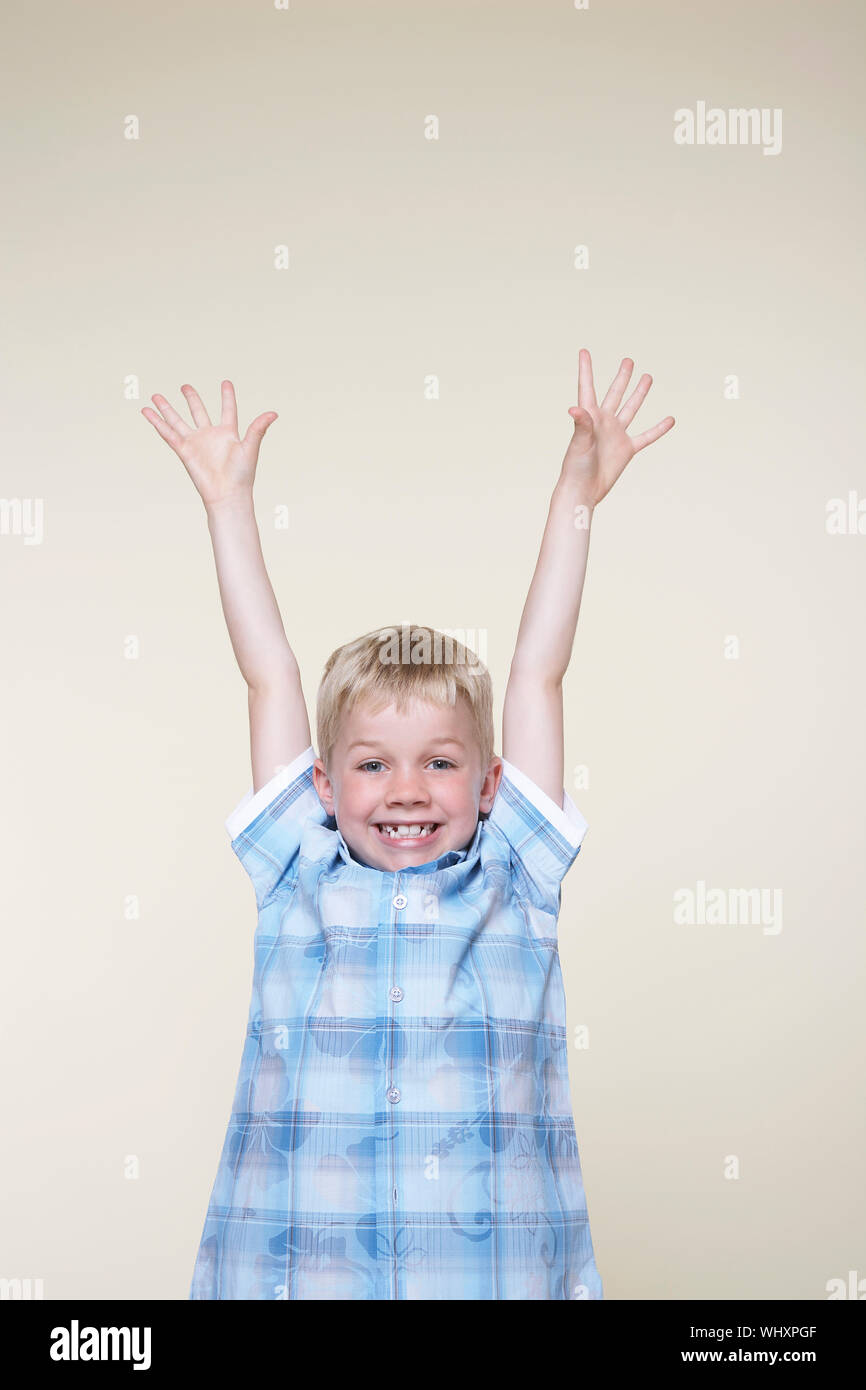 Arms raised in air in jubilation hi-res stock photography and images ...
