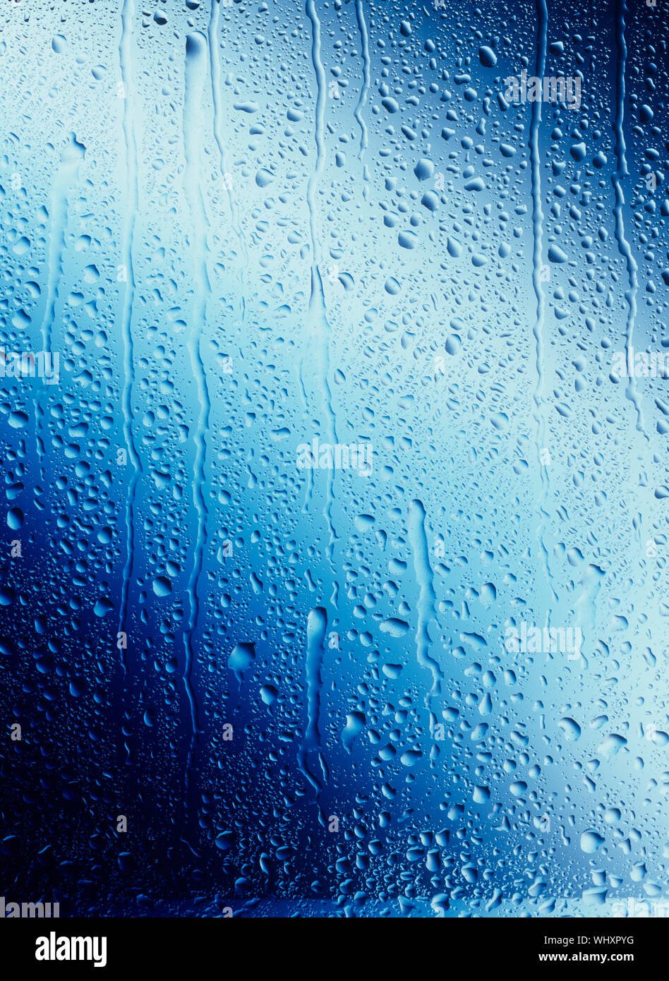 Water on Glass Stock Photo - Alamy