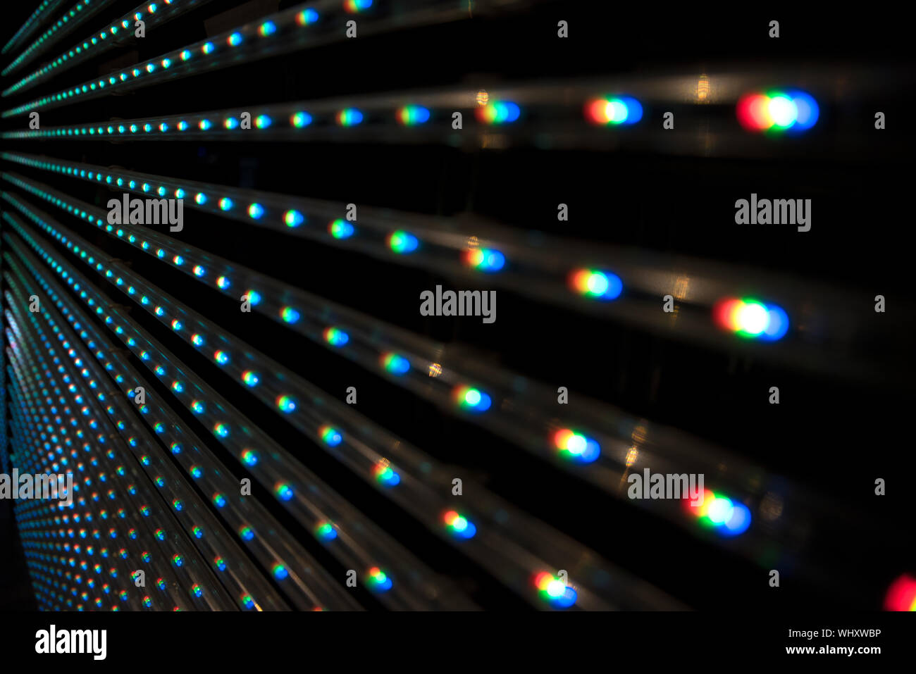 LED screen at a concert close-up. Europe Stock Photo - Alamy