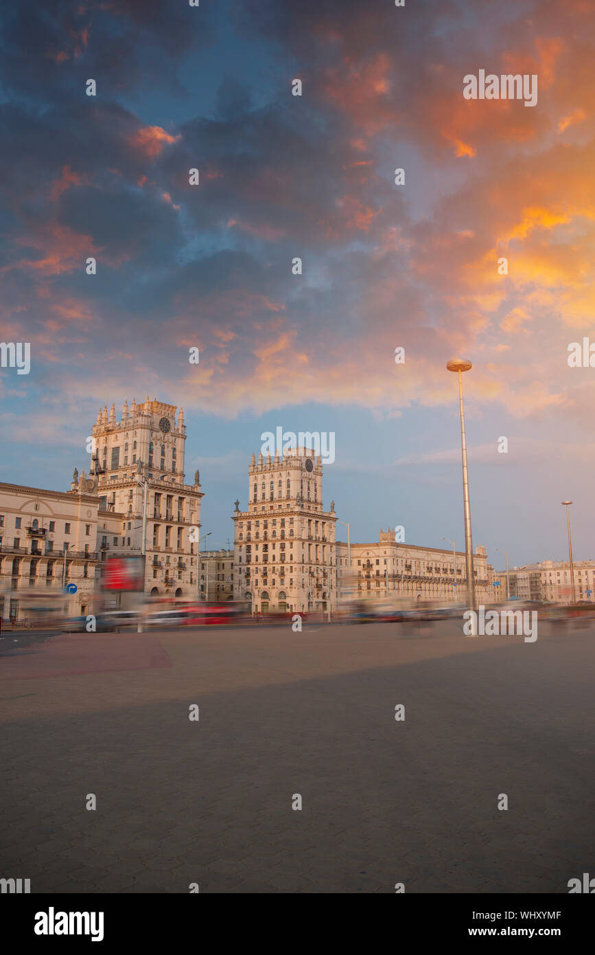 Minsk gate to the city. Republic of Belarus Stock Photo - Alamy