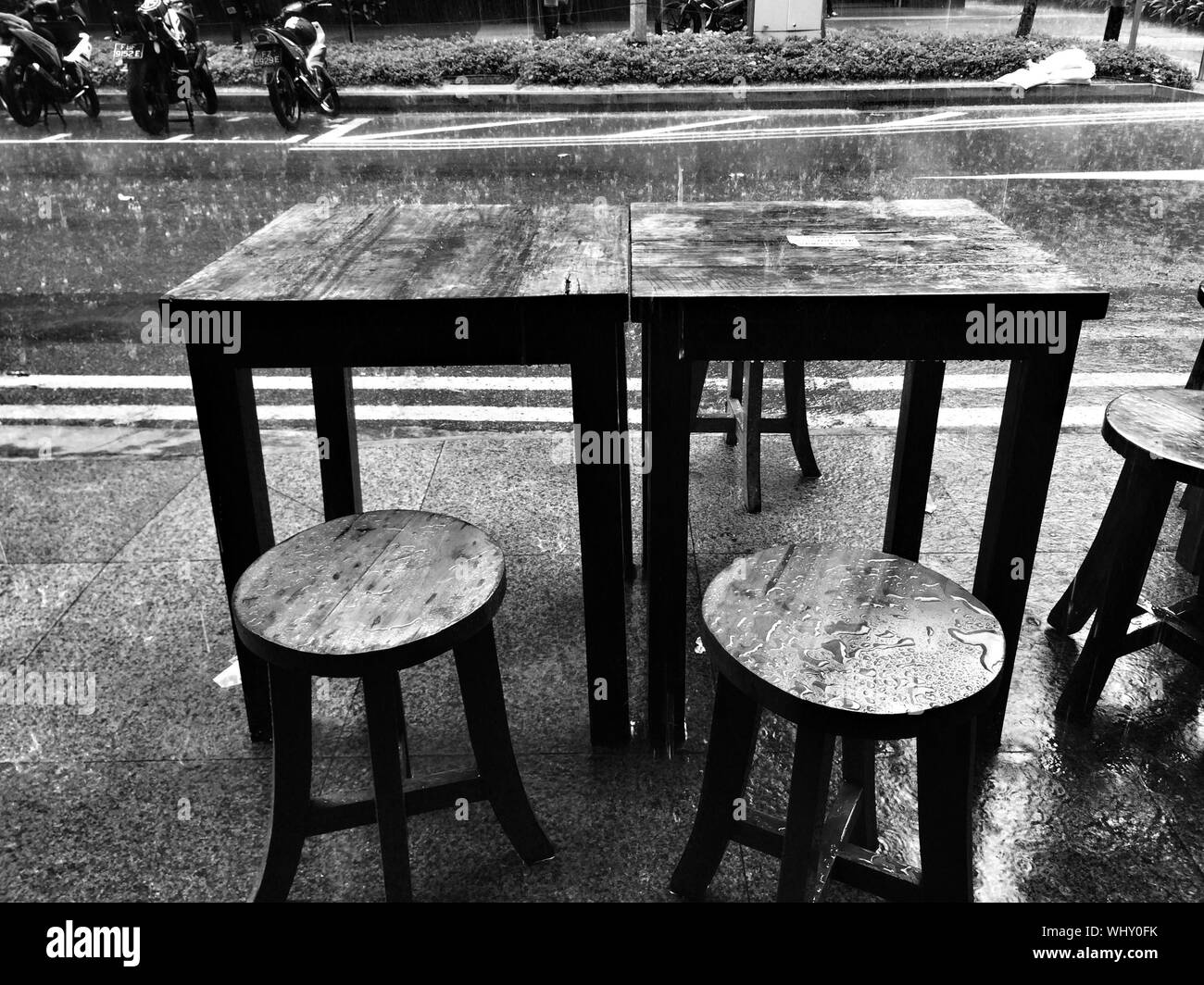 Outdoor stool hi-res stock photography and images - Alamy