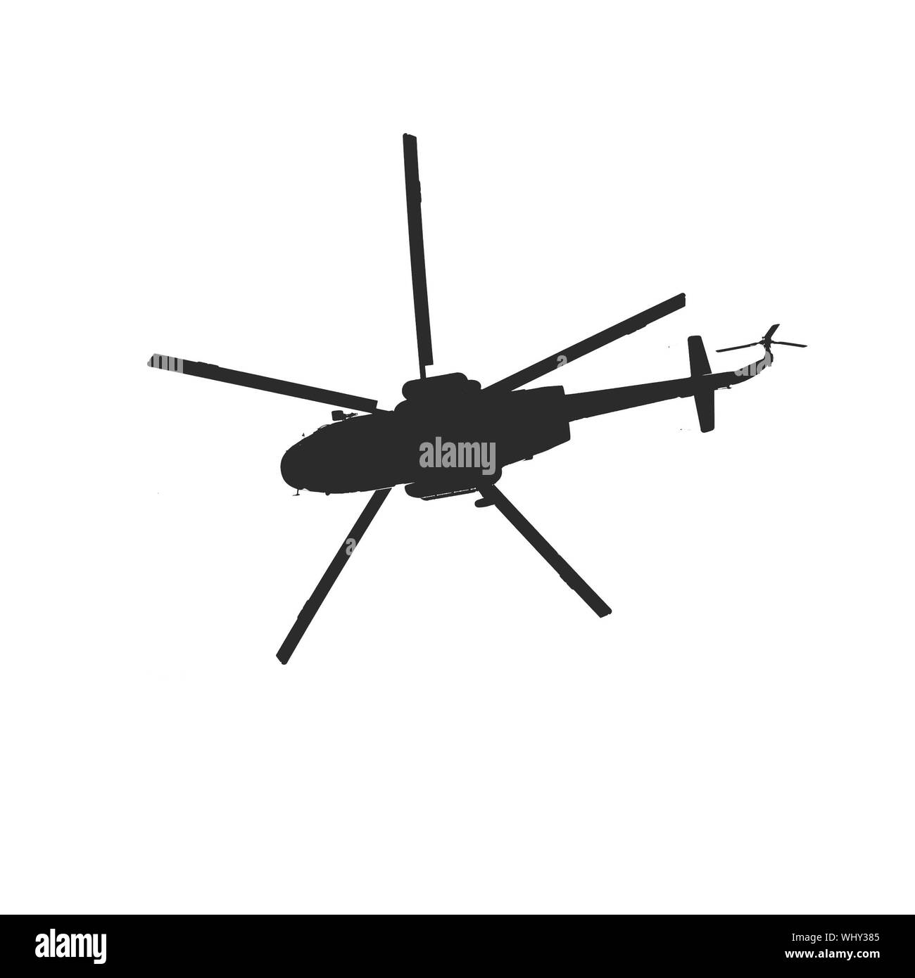 Helicopter view Cut Out Stock Images & Pictures - Alamy