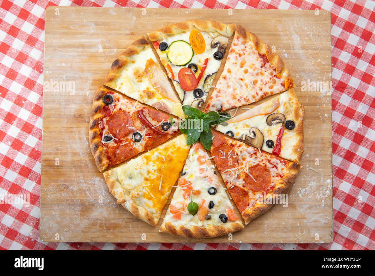 Traditional Italian Pizza Slice