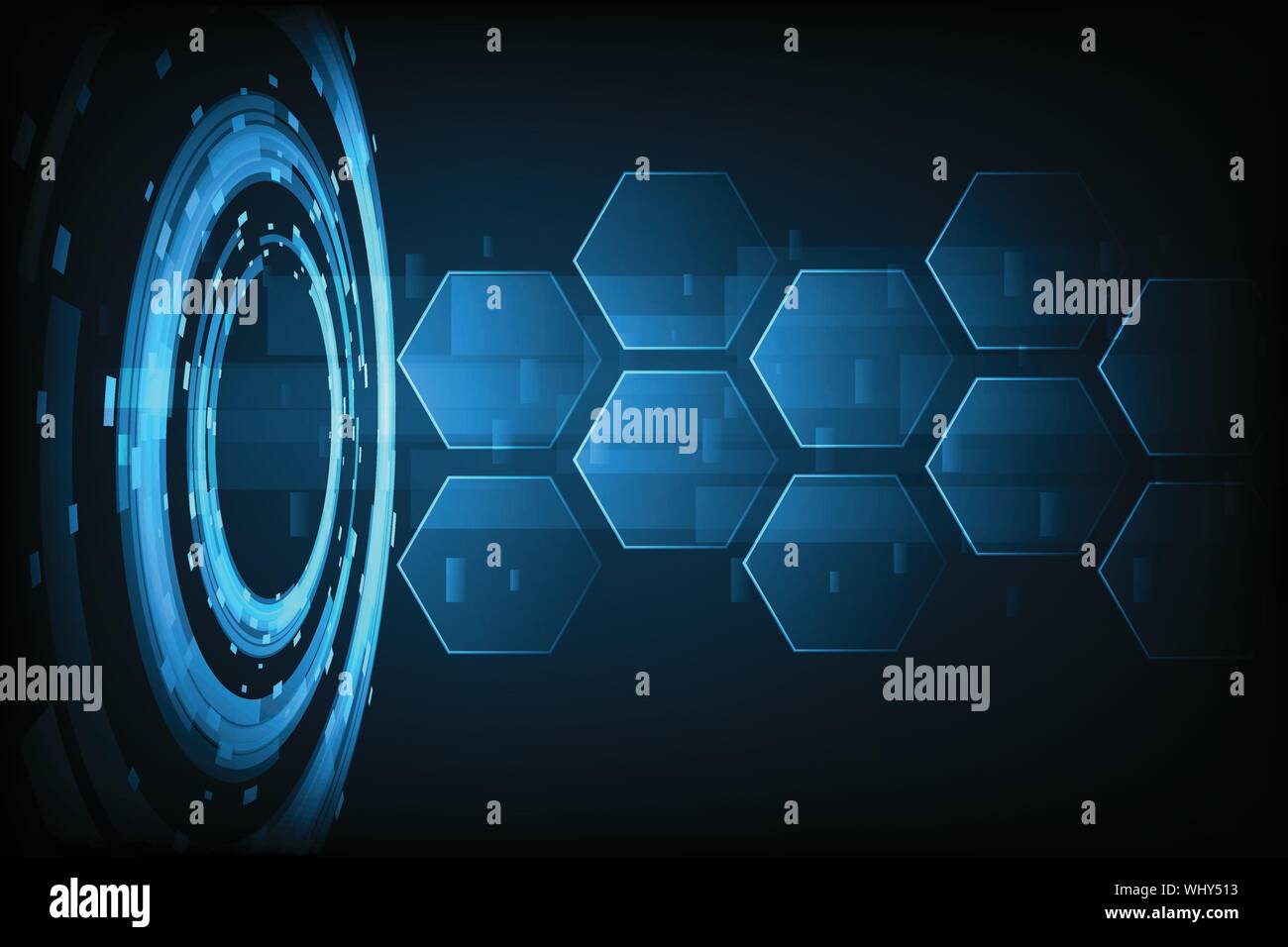 Abstract Technology hexagon background vector illustration Stock Vector Image & Art - Alamy