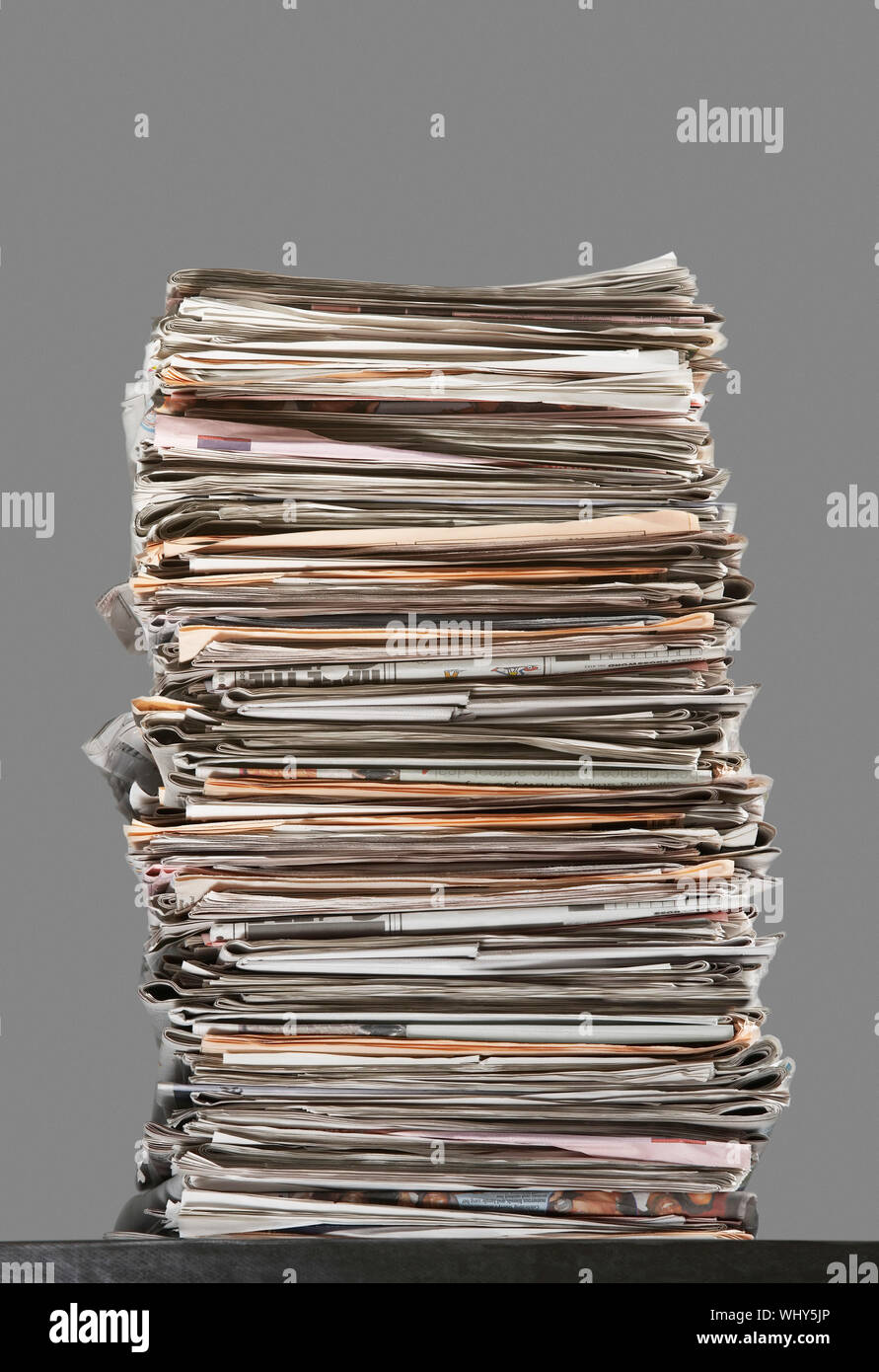 Pile of waste paper Stock Photo - Alamy