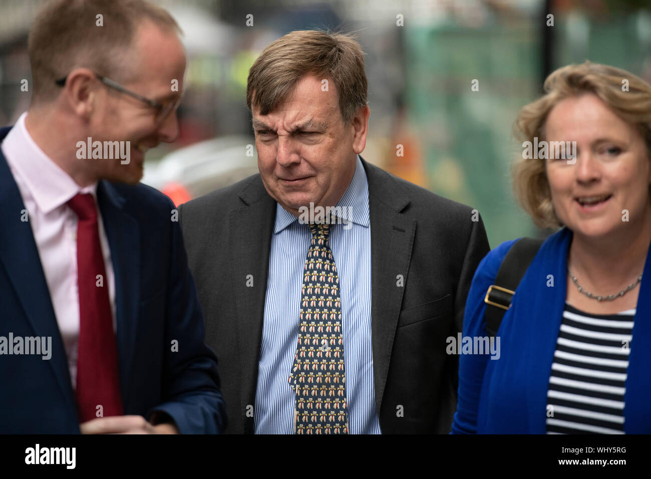 London, UK. 2nd September 2019. Backbench Conservative MPs arrive in ...