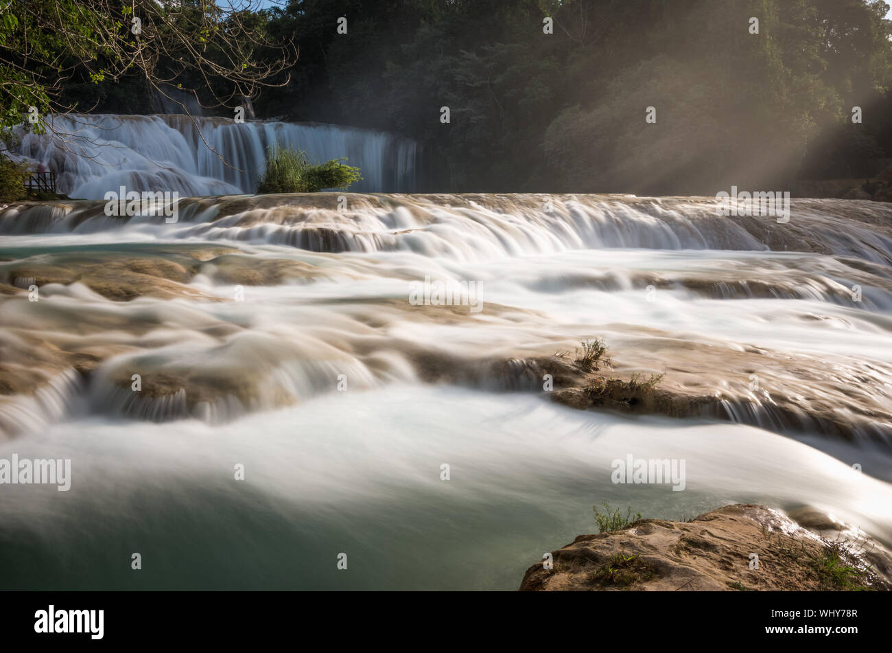 Agua Azul Waterfalls, Chiapas, Mexico Stock Photo - Alamy