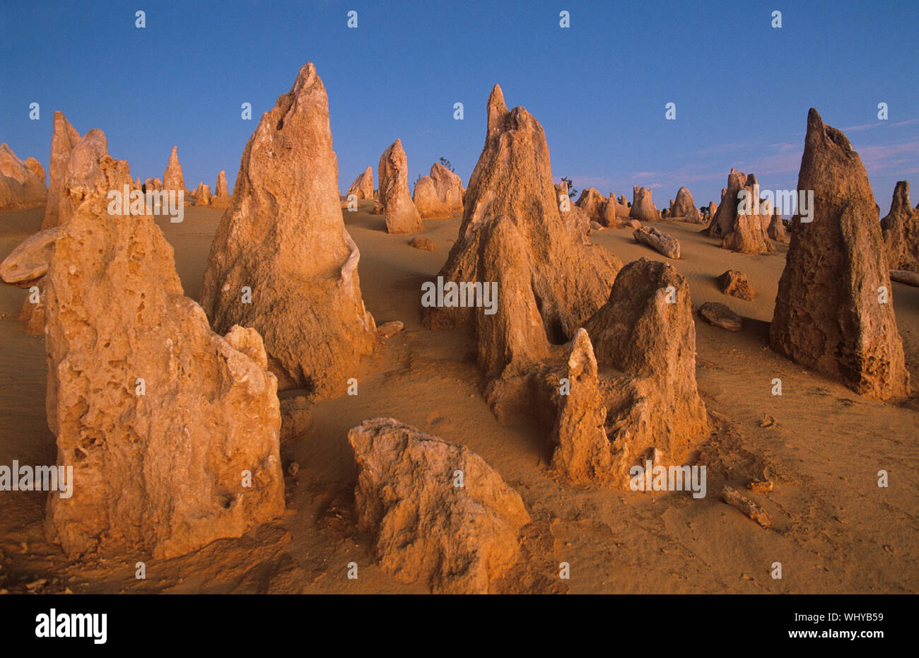 Rock formations in desert Stock Photo - Alamy