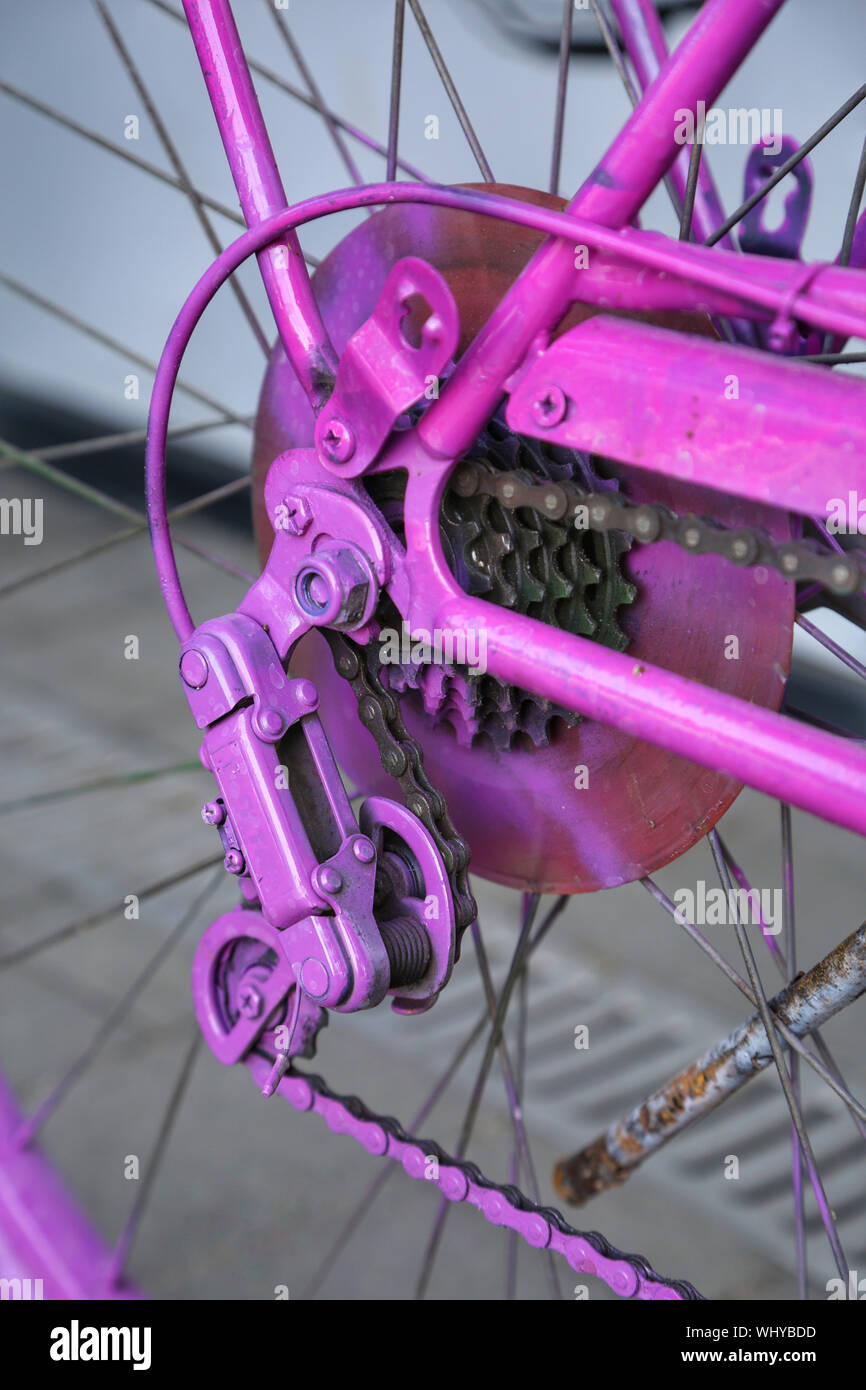 Pink Bicycle High Resolution Stock Photography and Images - Alamy
