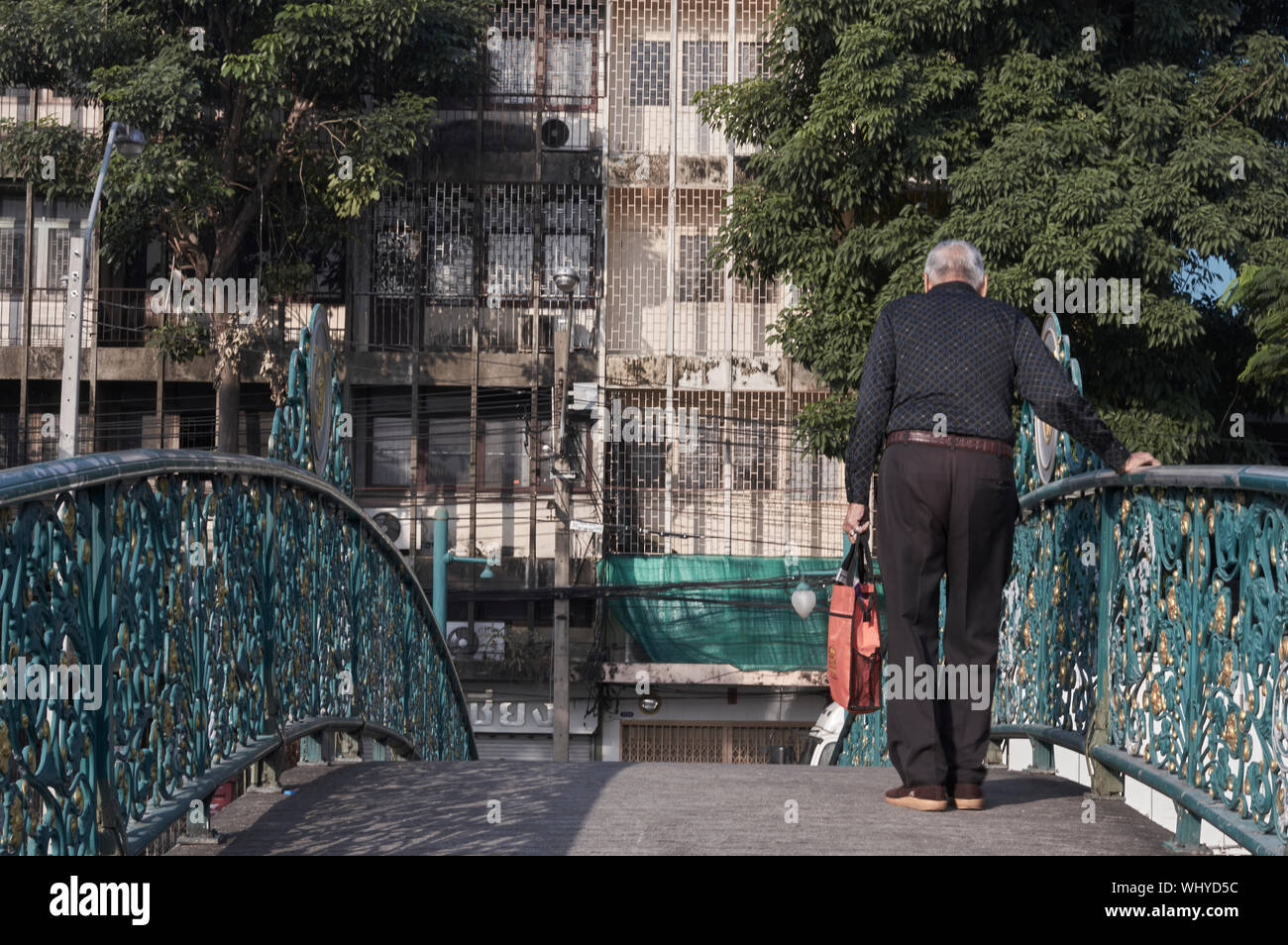 Old Man At Bridge High Resolution Stock Photography and Images - Alamy