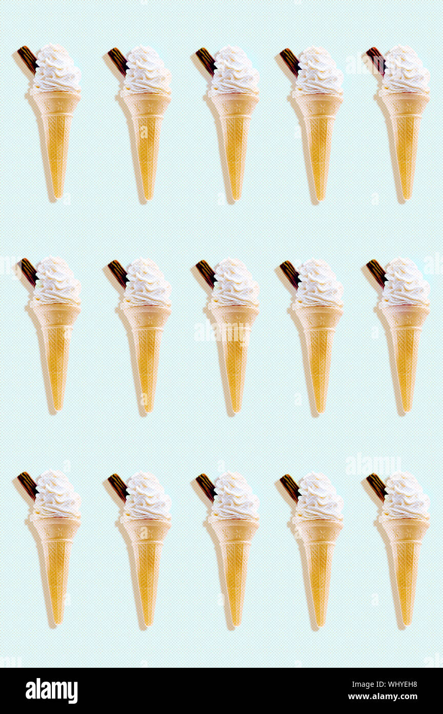 Ice Cream Cones Stock Photo - Alamy
