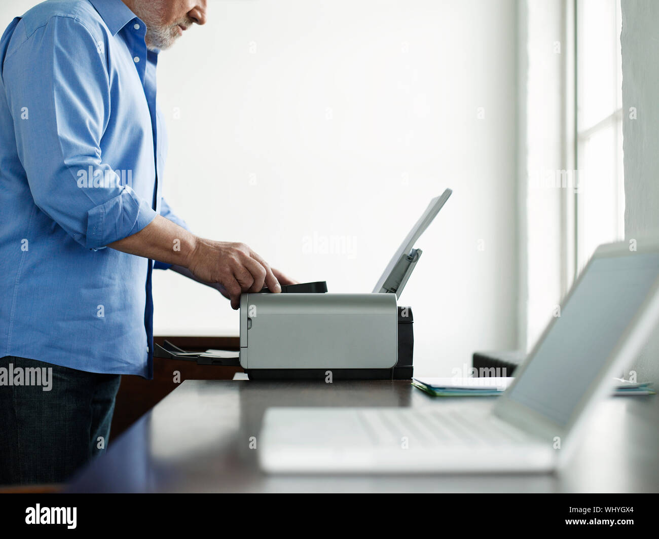 Using a printer at home hi-res stock photography and images - Alamy