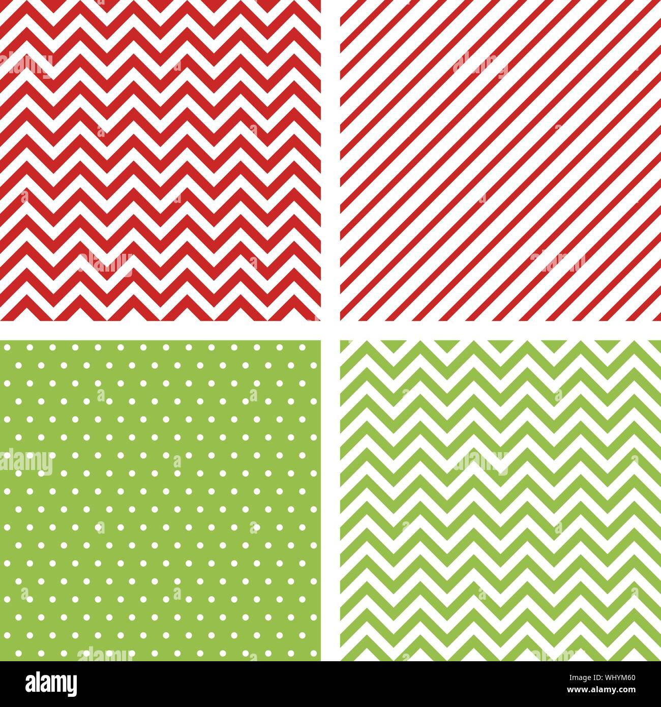 Christmas seamless patterns. Set of vector minimal backgrounds for ...