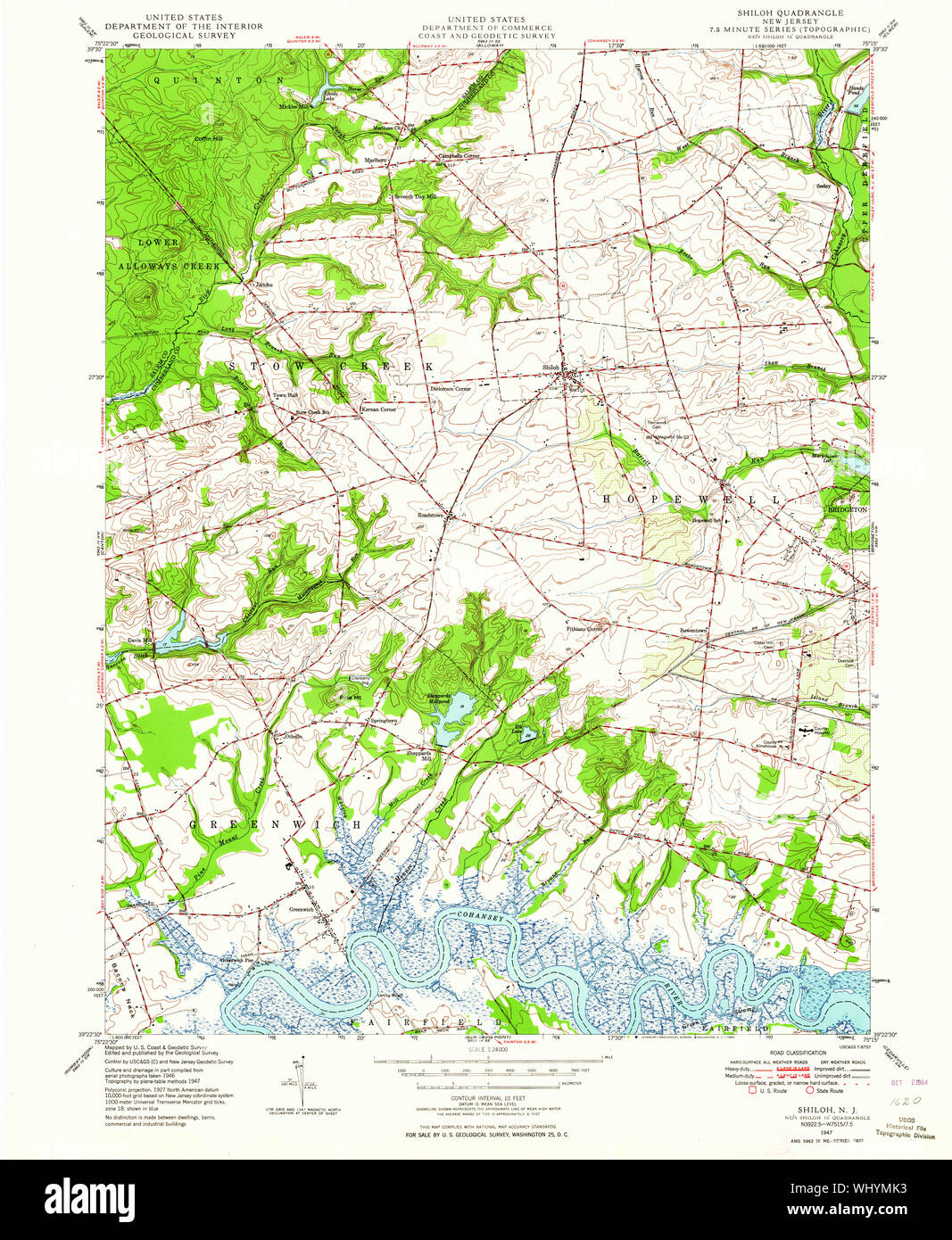 Map of shiloh hi-res stock photography and images - Alamy