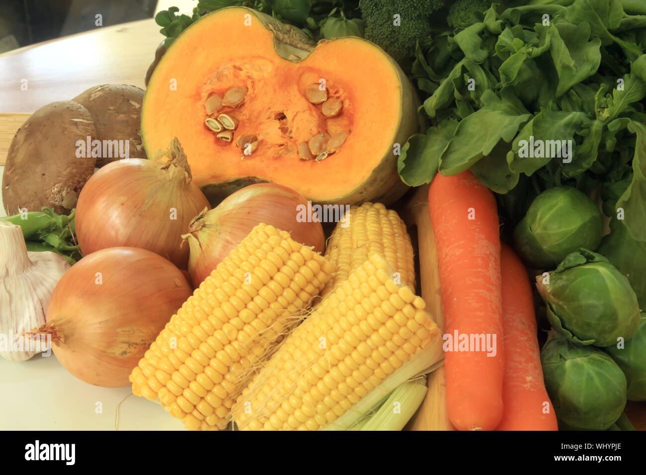 Fresh Ingredients Produce for Cooking Meals Set Stock Photo - Alamy