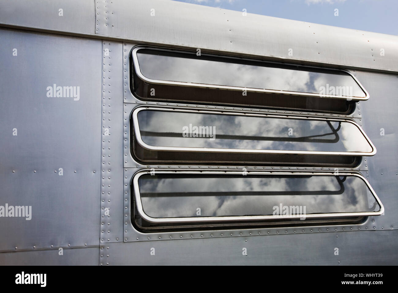 Caravan window, close-up Stock Photo - Alamy