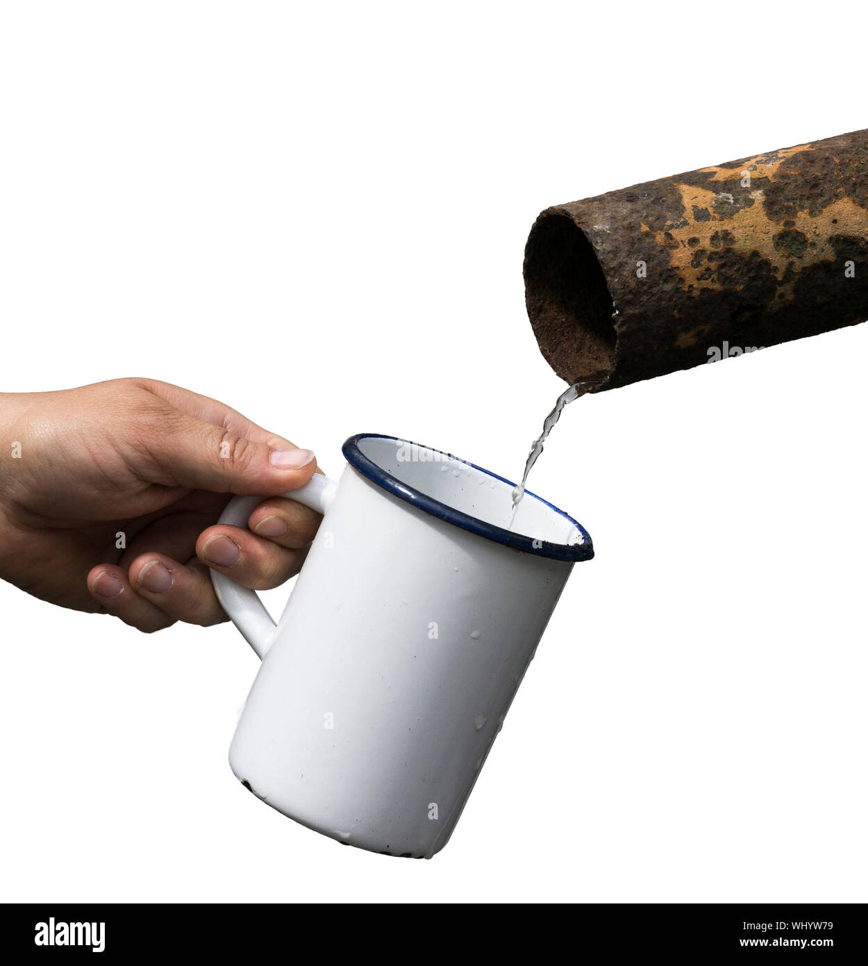 Pouring water in to mug hi-res stock photography and images - Alamy