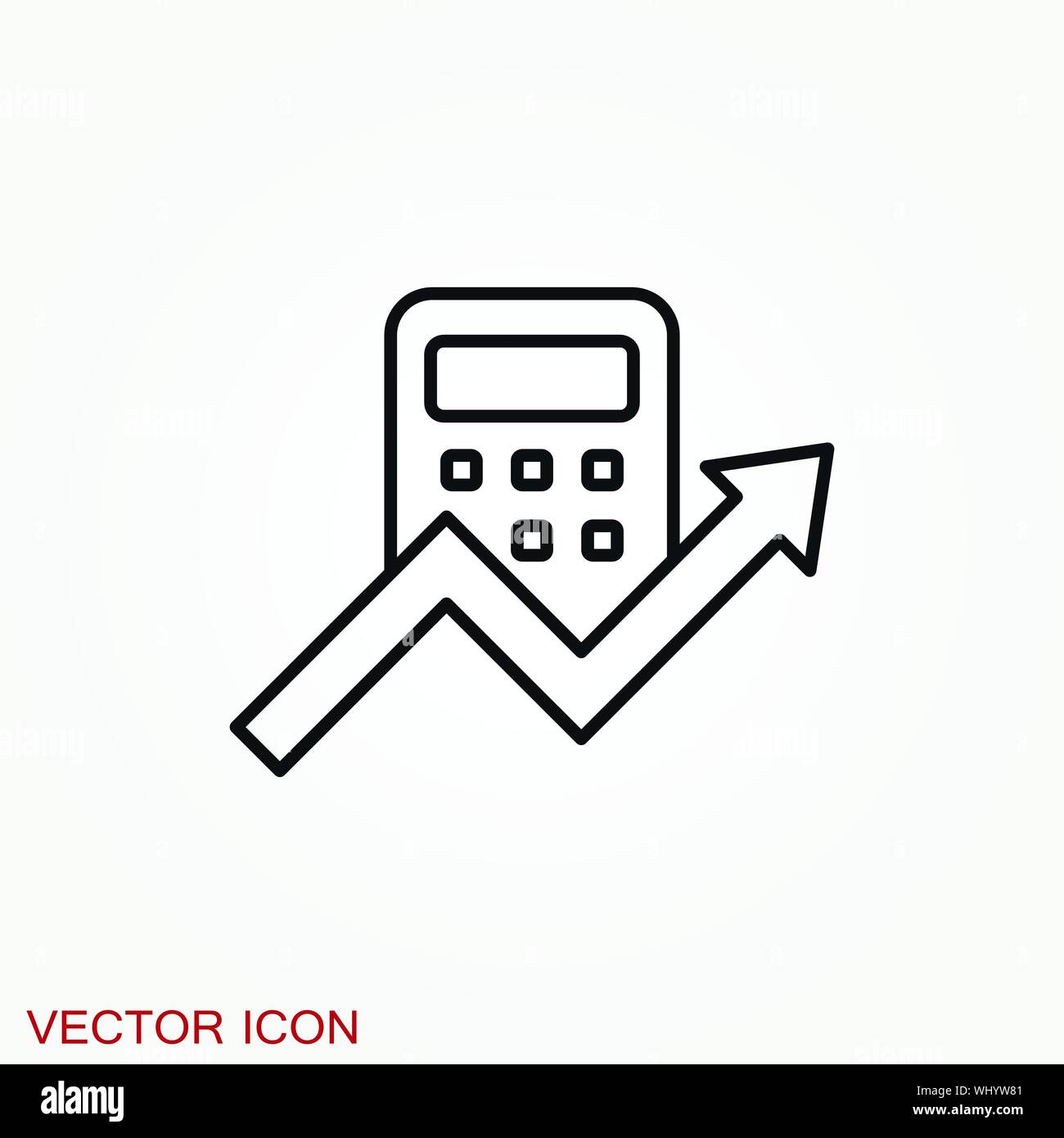 Accounting vector icon. Business and financial symbol Stock Vector ...