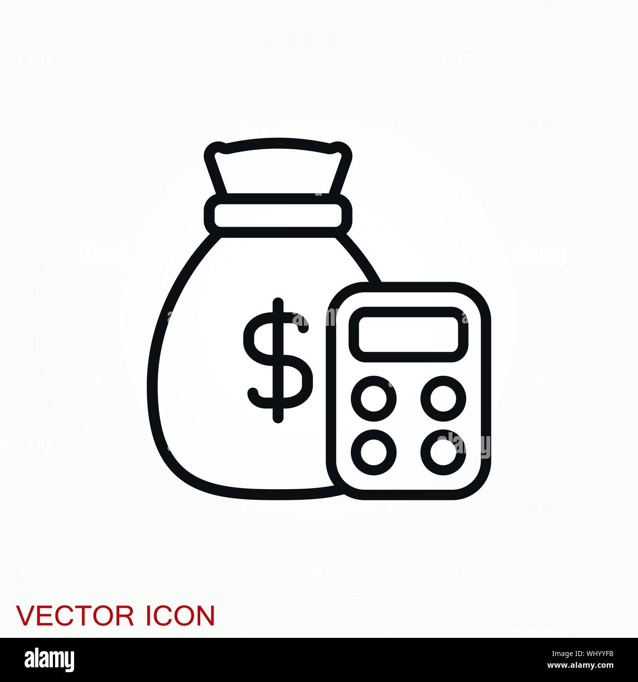 Accounting vector icon. Business and financial symbol Stock Vector ...