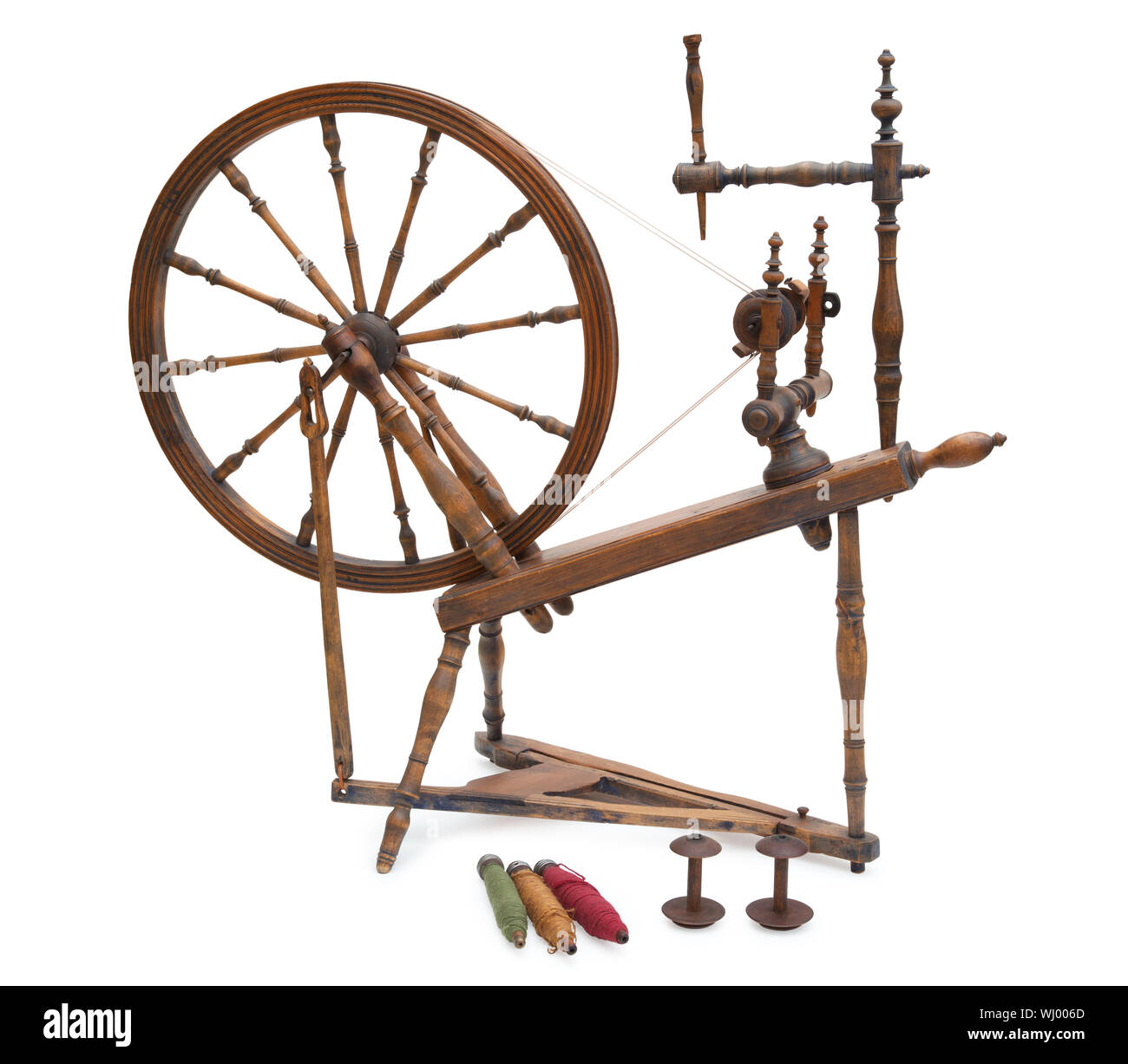 Spinning wheel Cut Out Stock Images & Pictures - Alamy