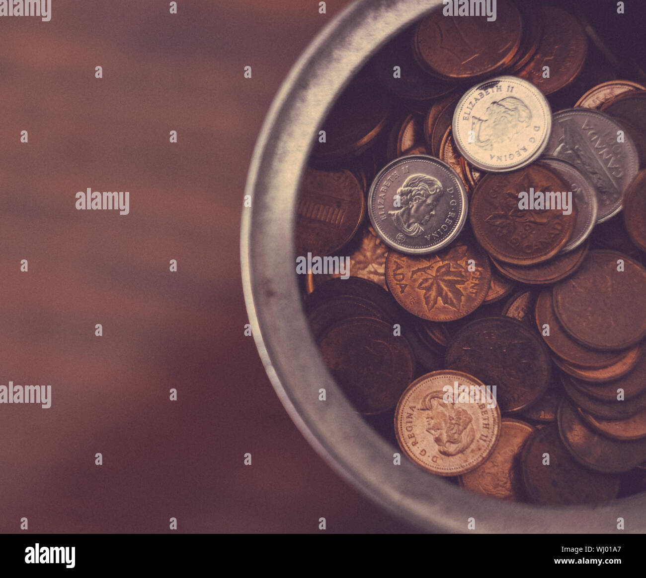 Canadian penny hi-res stock photography and images - Alamy