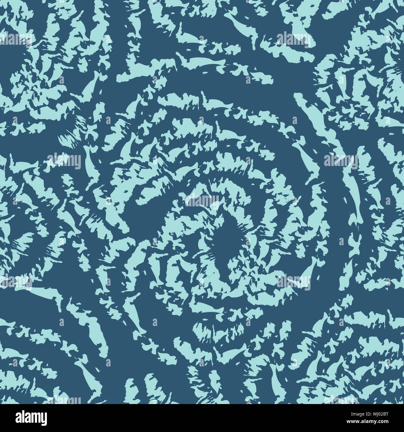 Seamless Vector Blue Pattern Splashes Blots Torn Lines Stock Vector Image And Art Alamy