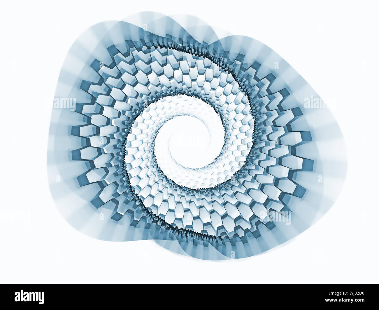 Blue Gears series. Background of blue fractal gear elements for your ...