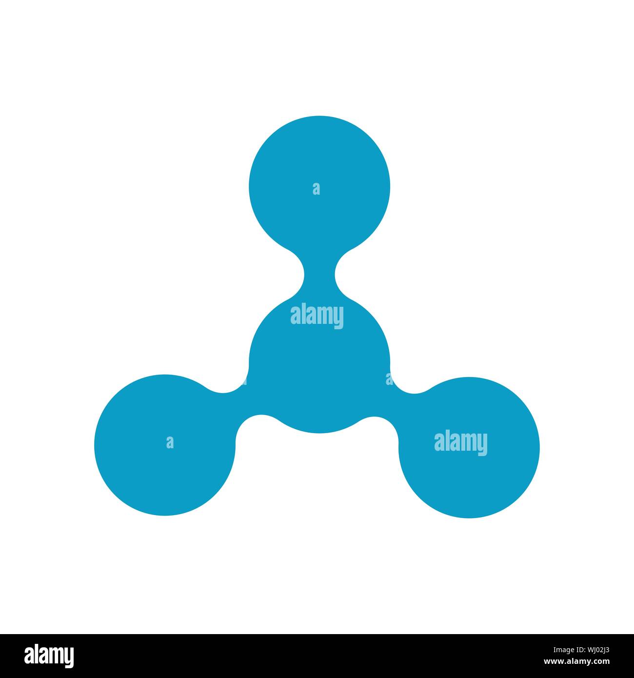 Molecular or atom Vector logo design elements. Vector illustration ...