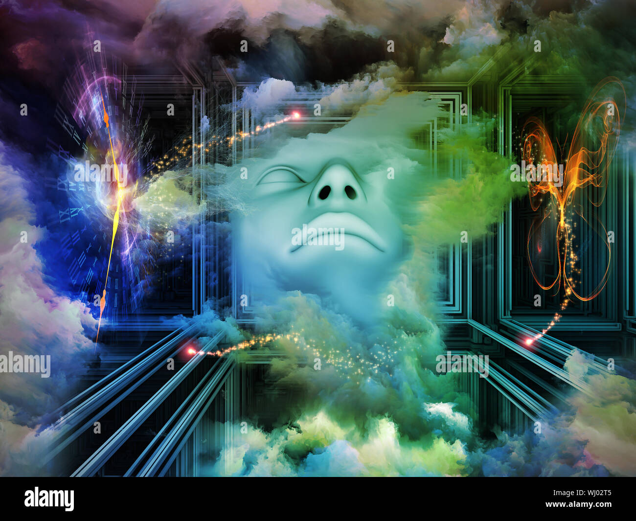 Human animal collage hi-res stock photography and images - Alamy