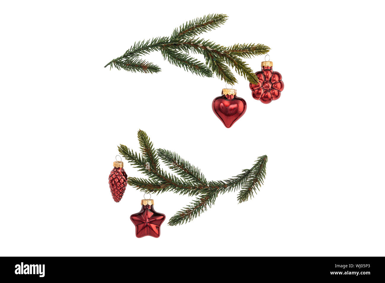 Arrangement christmas decorations merry Cut Out Stock Images & Pictures ...