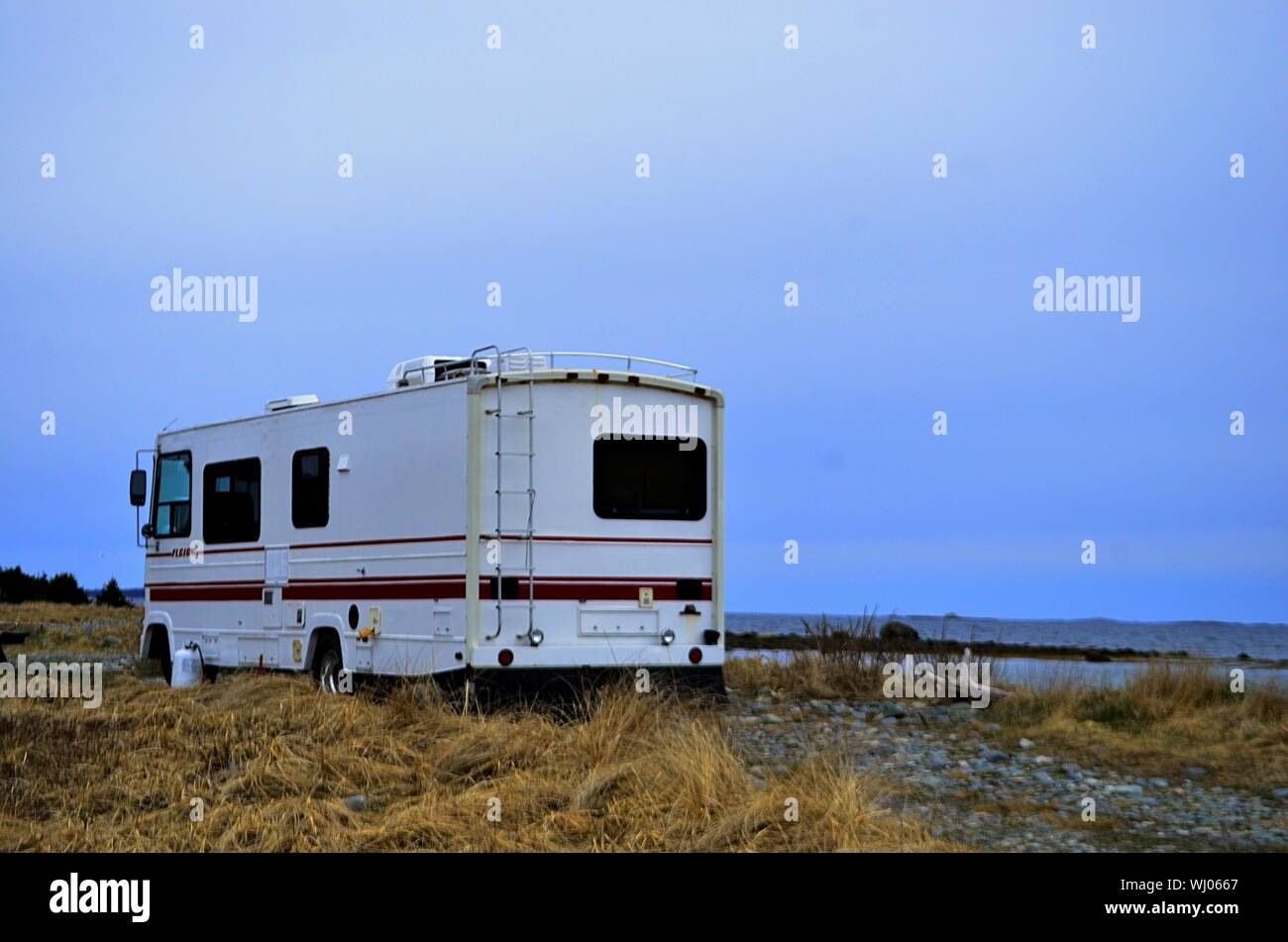 Camper parking at landscape hi-res stock photography and images - Alamy