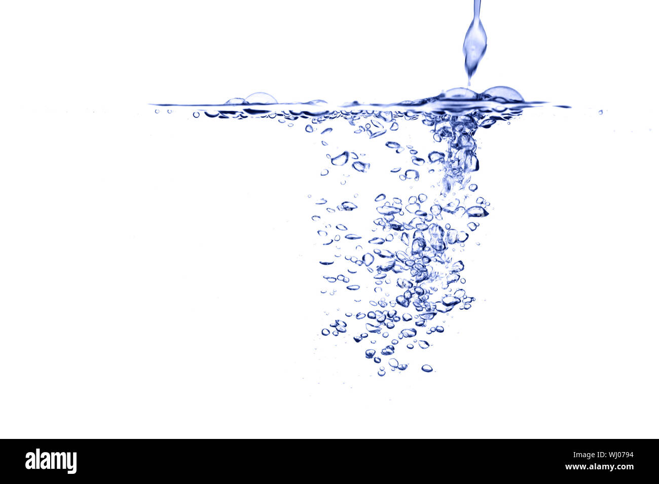 water falling close up bubble stream Stock Photo - Alamy