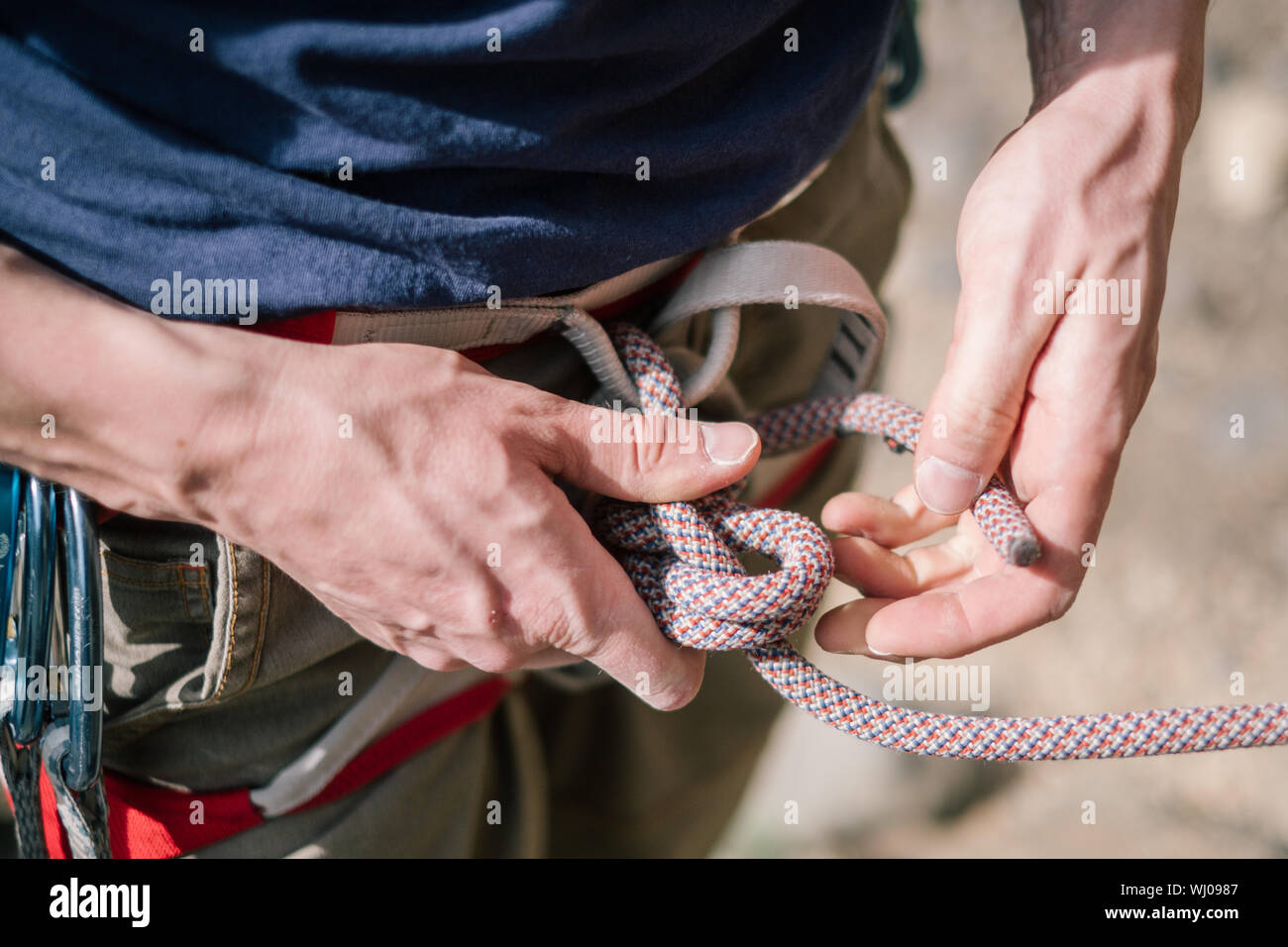 Male climber hi-res stock photography and images - Alamy