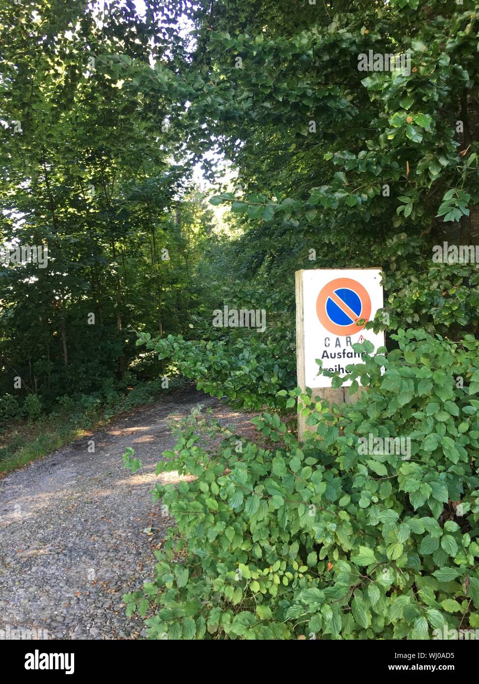 Forest warning board hi-res stock photography and images - Alamy