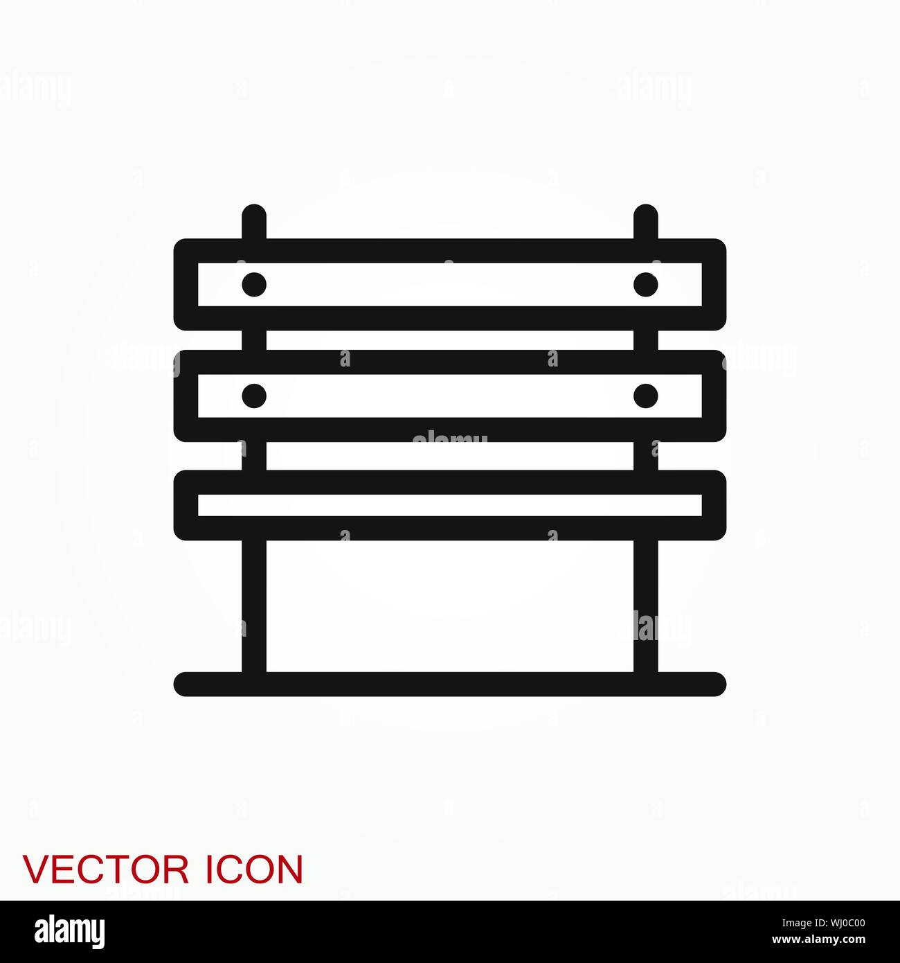 Work bench icon, illustration, logo isolated on background Stock Vector ...