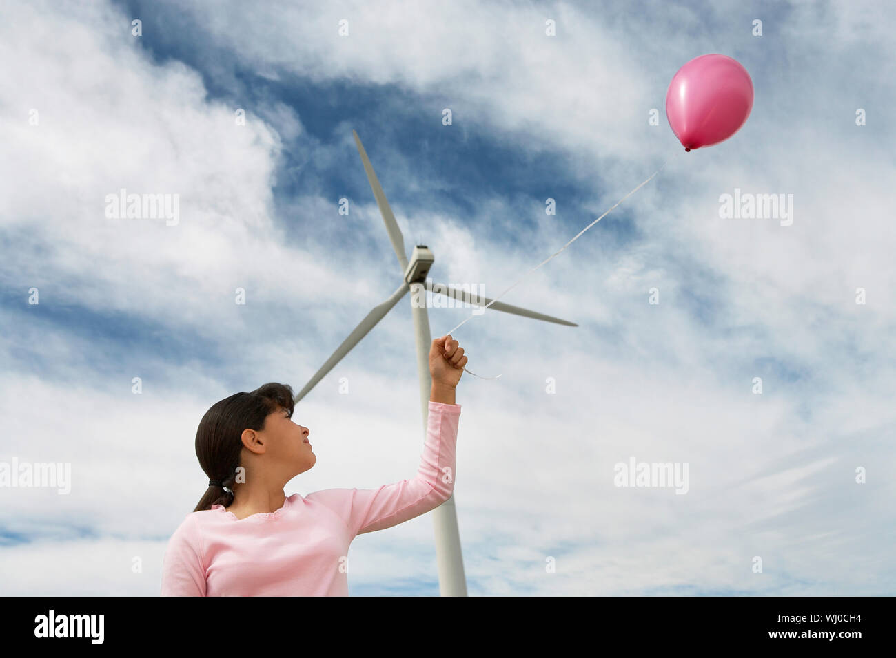Balloon wind turbine hi-res stock photography and images - Alamy