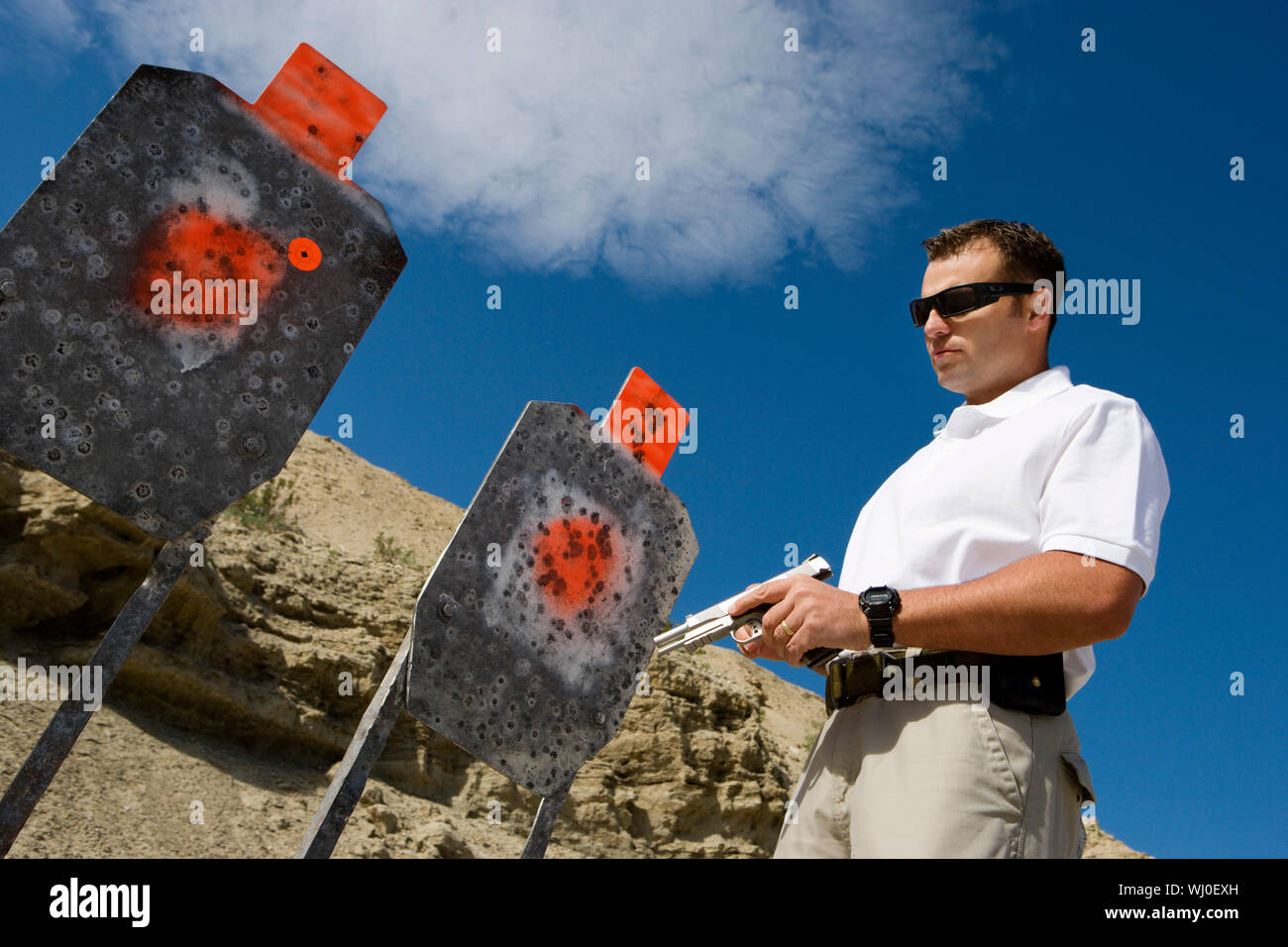 Firing Range Targets High Resolution Stock Photography and Images - Alamy
