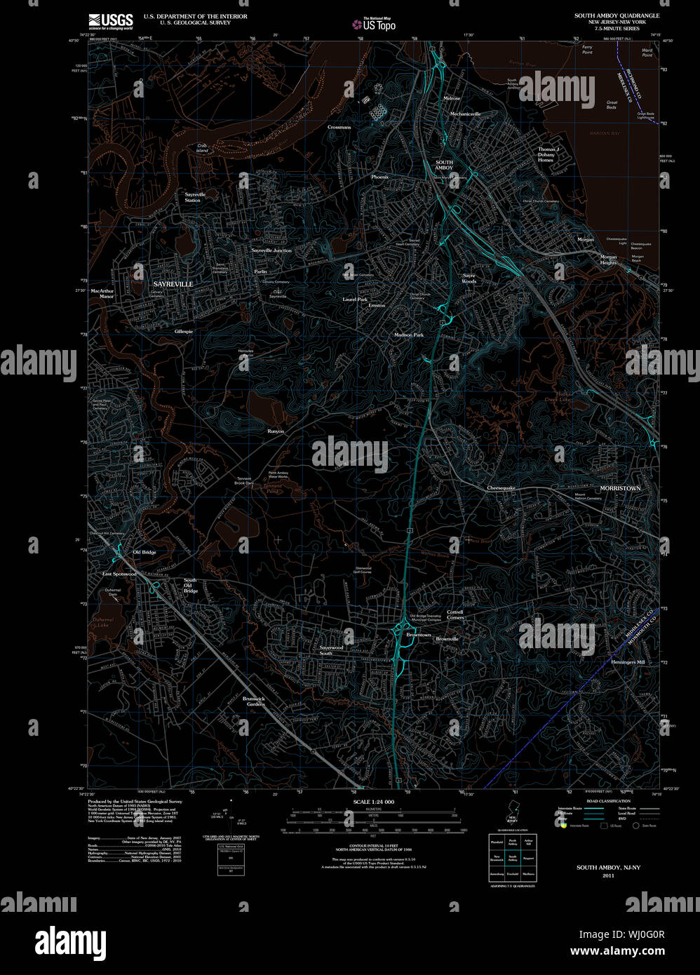 Amboy Map High Resolution Stock Photography and Images - Alamy