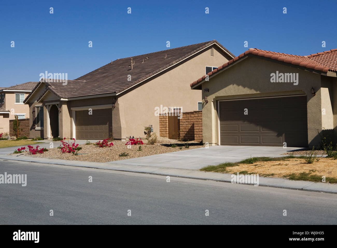 Houses in New Development Stock Photo - Alamy