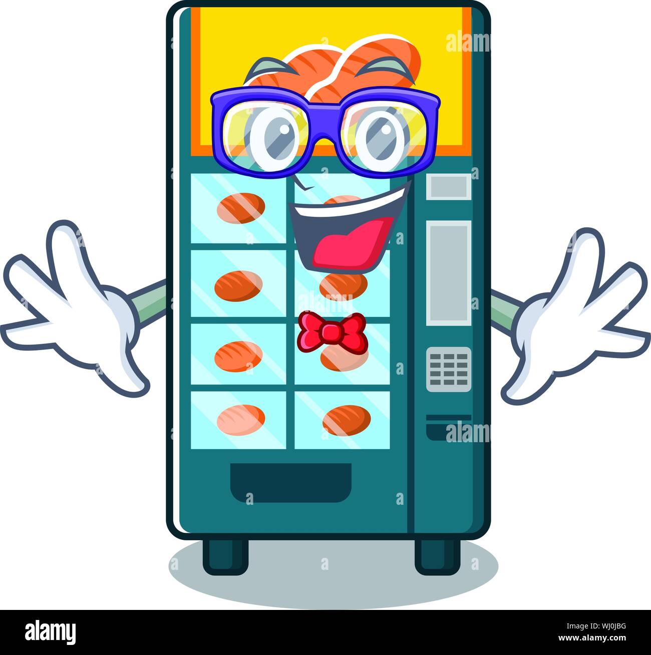 Geek bakery vending machine in character shape Stock Vector Image & Art ...