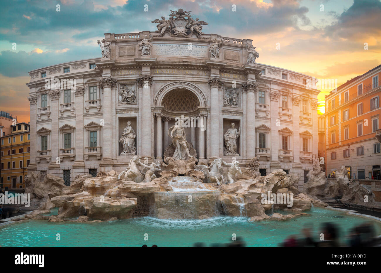 Trevi Fountain, the largest in Rome Stock Photo - Alamy